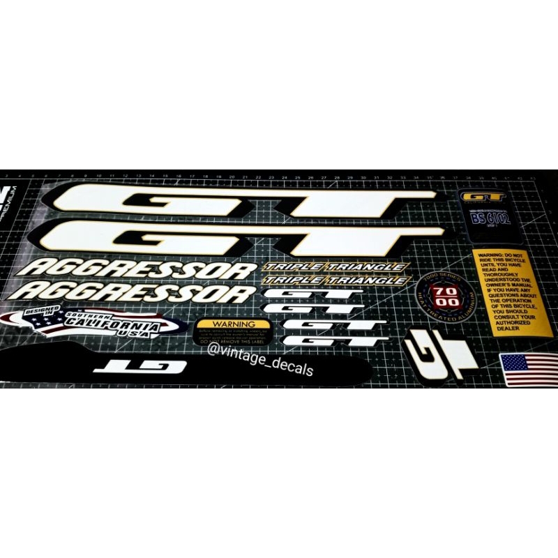 Gt Aggressor bicycle decals sticker | Shopee Malaysia