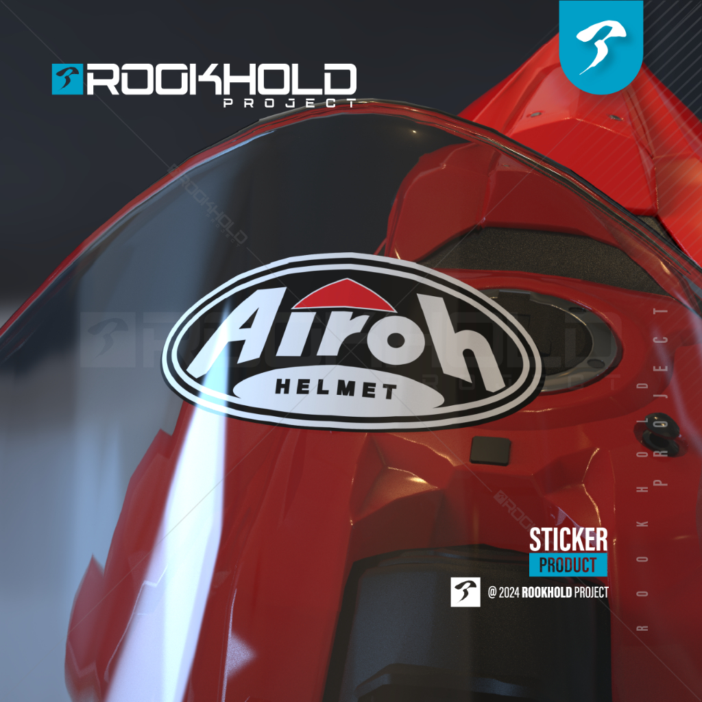 Custom Logo Airoh Sticker | Airoh Logo | Shopee Malaysia