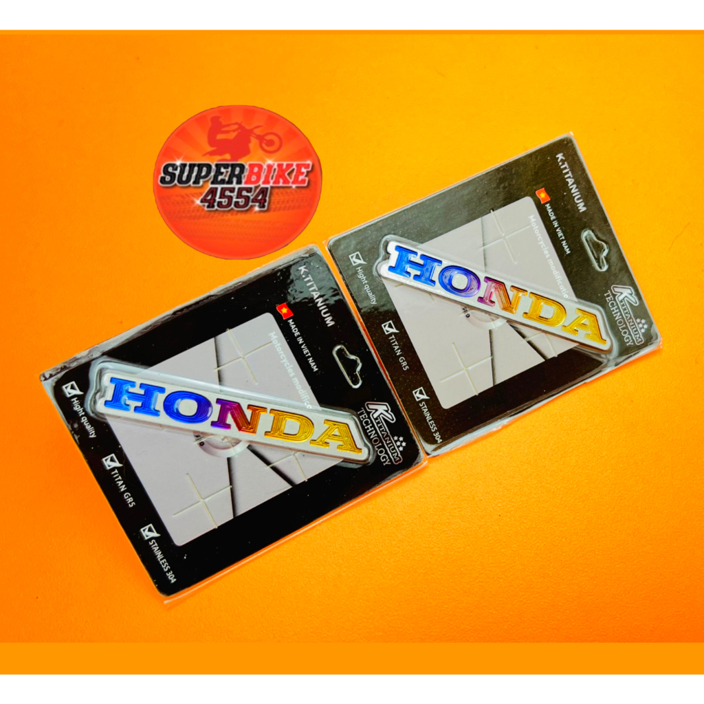 Original HONDA TITANIUM WRITING LOGO EMBLEM | Shopee Malaysia