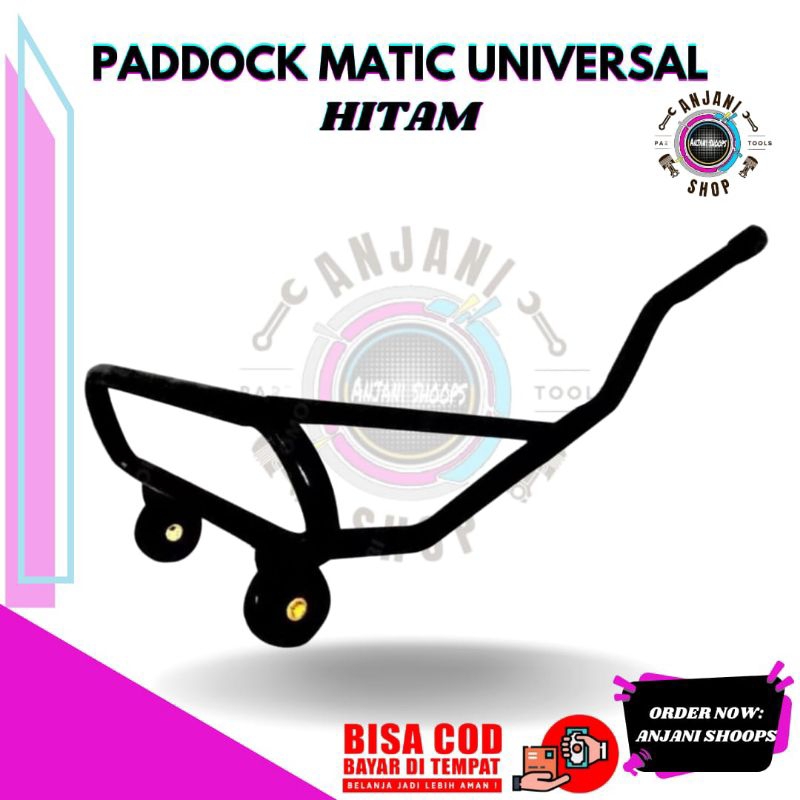 HITAM Standard paddock matic Metic Padok Black Pedok mio Vario nmax pcx ...