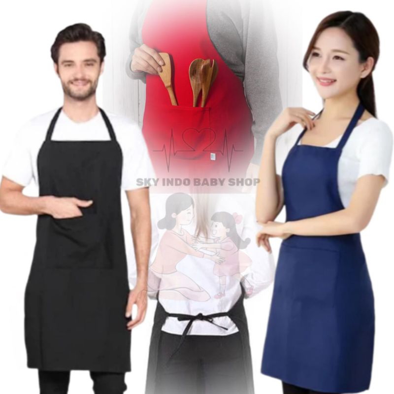 KATUN Skyindobabyshop | Cooking Cloth Apron | Apron | Drill Cotton ...