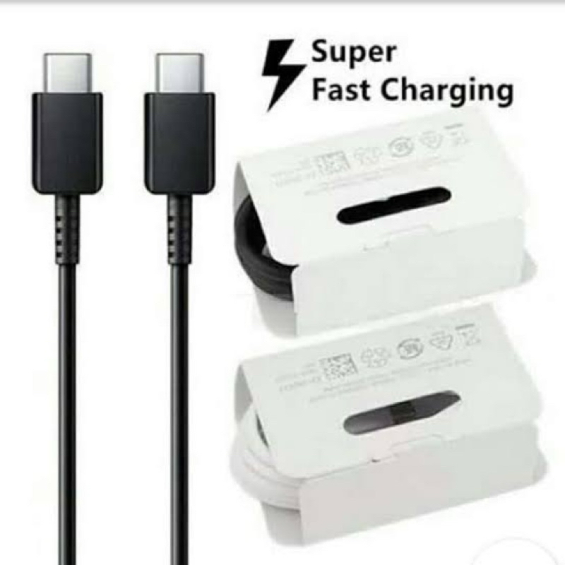 Original Samsung Data Cable Type C to Type C Super Fast Charging ...