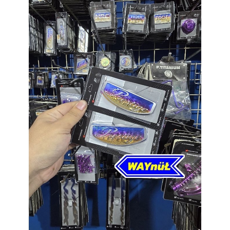 Prestige titanium emblem (left & right) | Shopee Malaysia