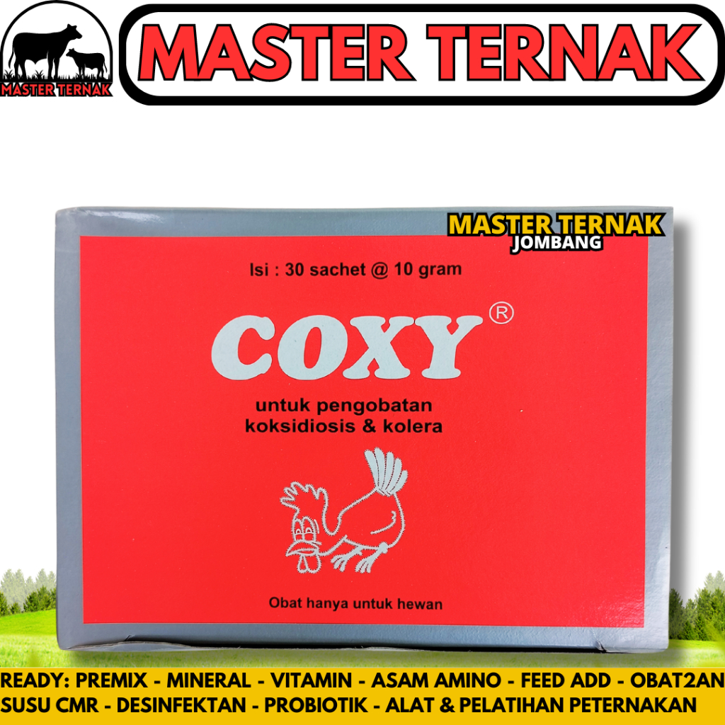 HIJAU Coxy 10 GRAM 1 BOX (30 SACHETS) - Medicine for Chickens with ...