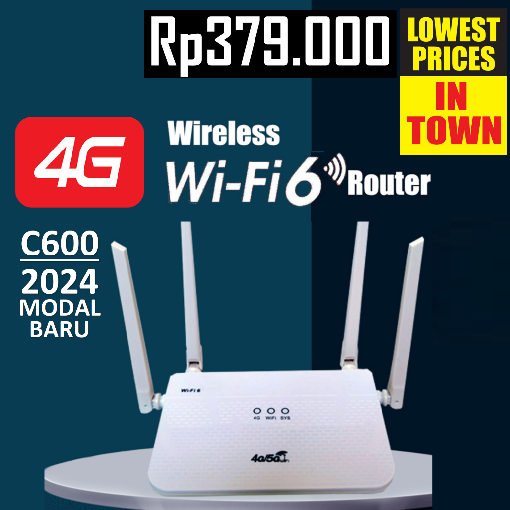 C600 New MODEL 2024 Wifi Sim Card Modem 4G HOME ROUTER | Shopee Malaysia