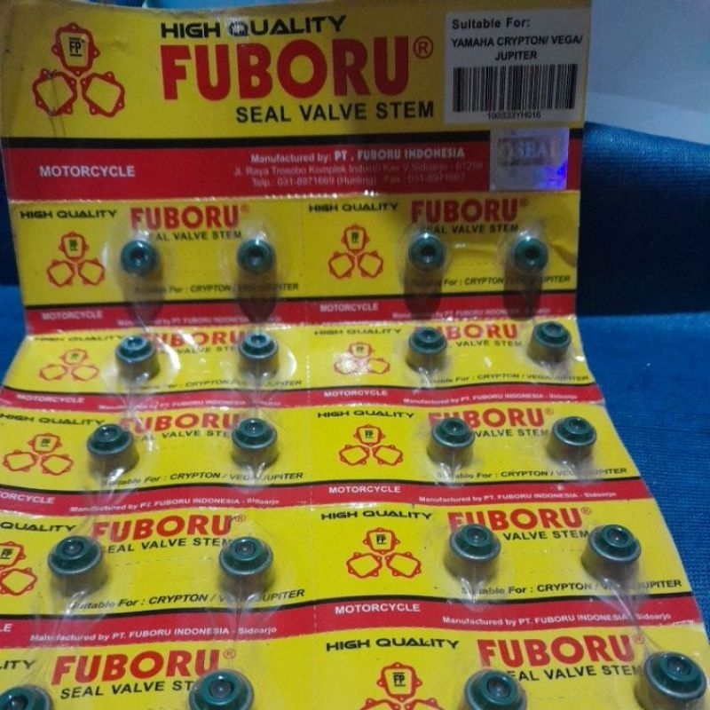 {1Set} Yamaha CRYPTON/VEGA/JUPITER Valve SEAL (FUBORU) | Shopee Malaysia