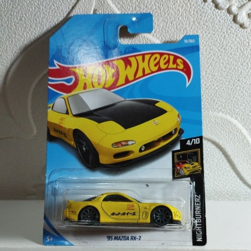 Hot Wheels 95 Mazda RX-7 Yellow - HW Keepingz Diecast Toys Car Toys ...