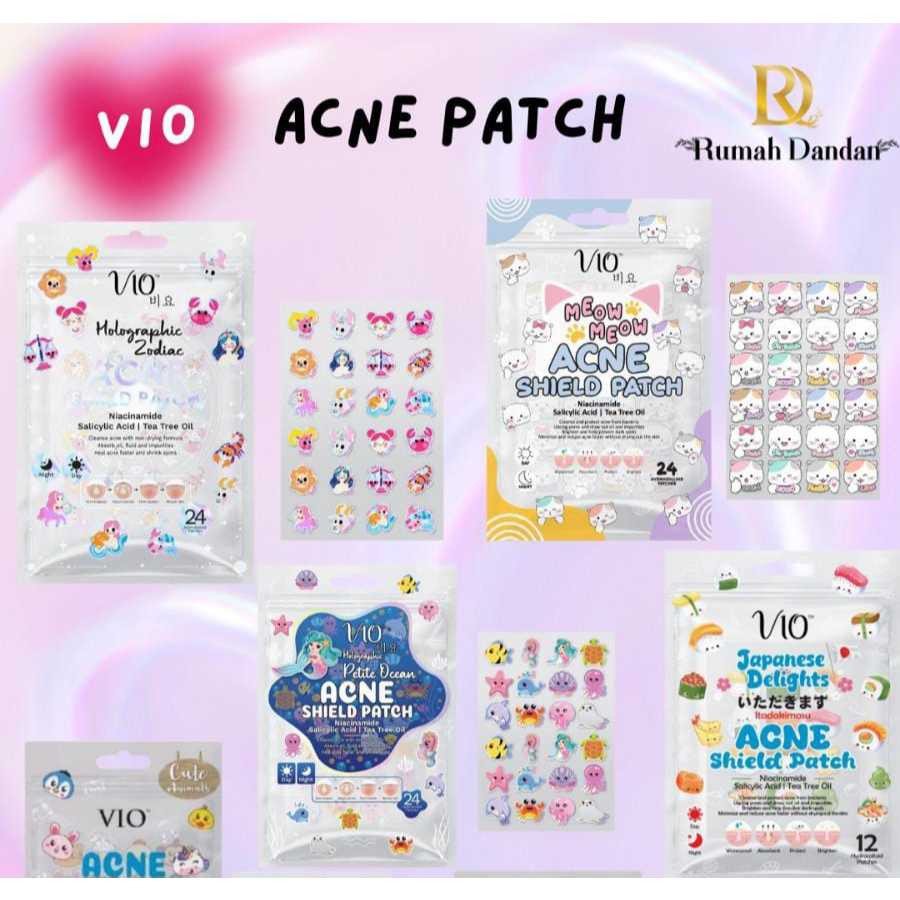 Vio Acne Patch Contents 24/20/18/12 Hydrocolloid Patches Acne Patch ...