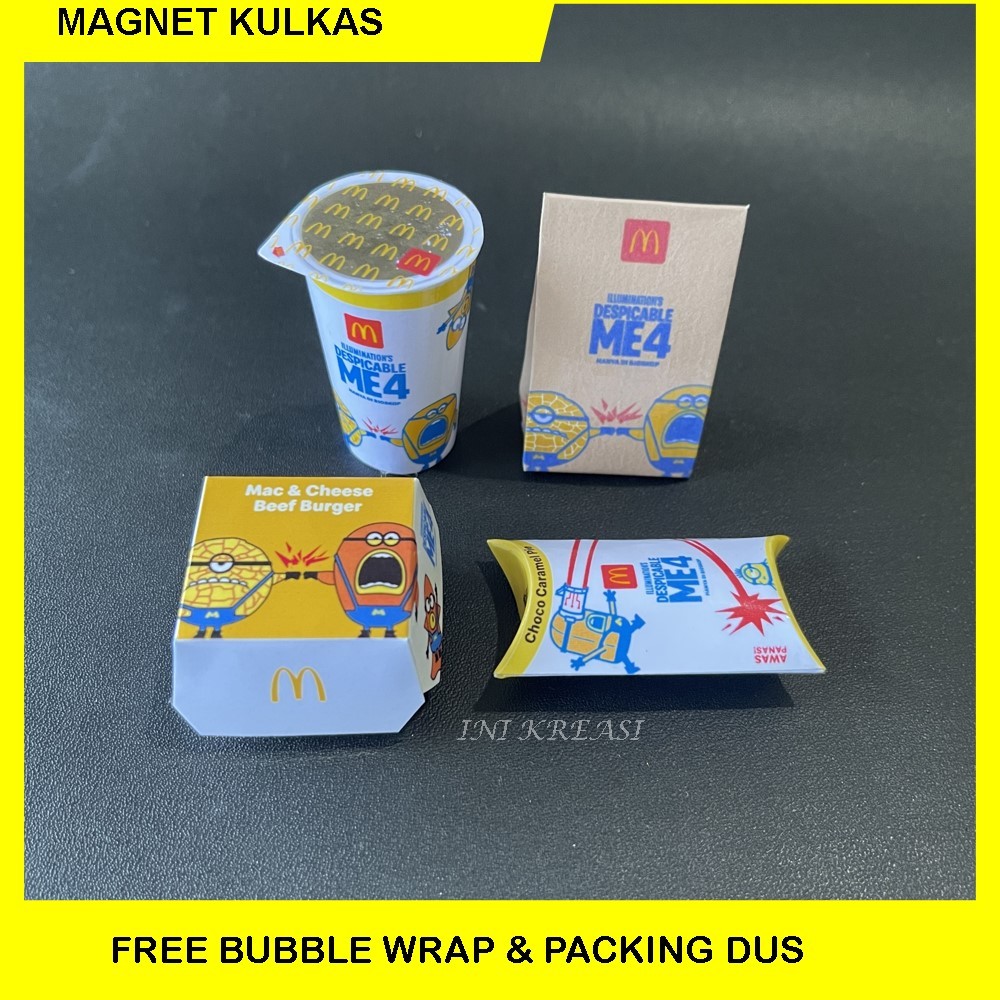 MINION DESPICABLE ME 4 REFRIGERATOR STICK MINIATURE MAGNET | Shopee ...