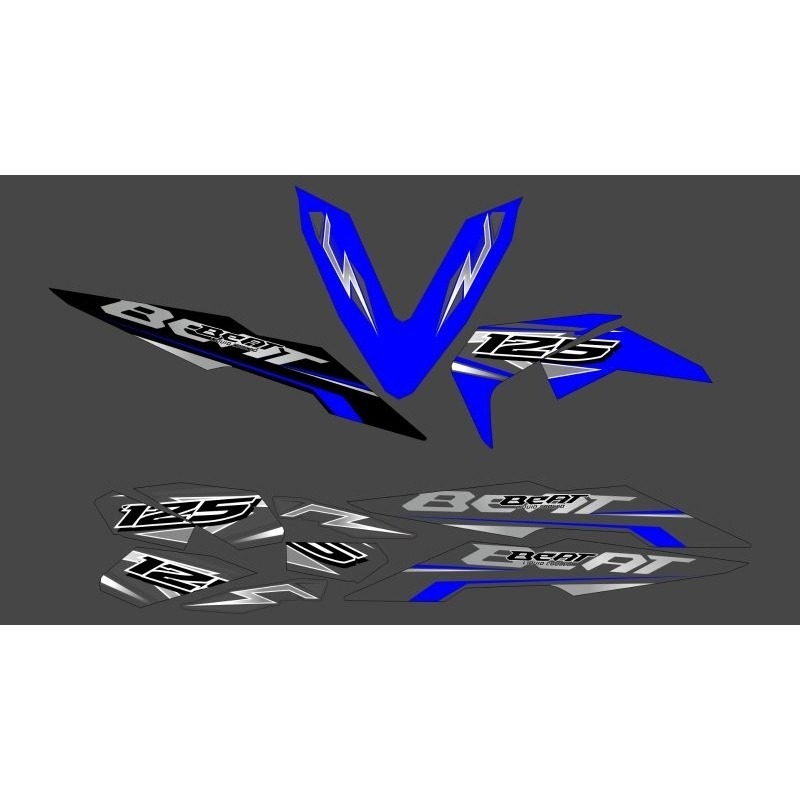 Striping Beat New ESP Beat Eco 2017-2019 Latest Simple Vietnam Motif ...