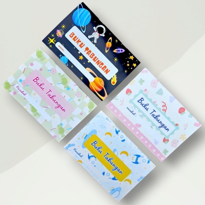 Savings Book Contains 20 Sheets [40 Pages], Financial Note Book, School ...
