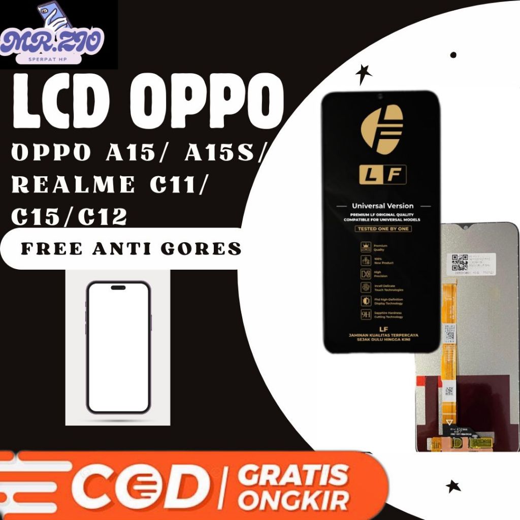 (LCD Lf ORIGINAL) OPPO A15/ A15S/ REALME C11/ C15/ C12 Fullset Touchscreen | Shopee Malaysia