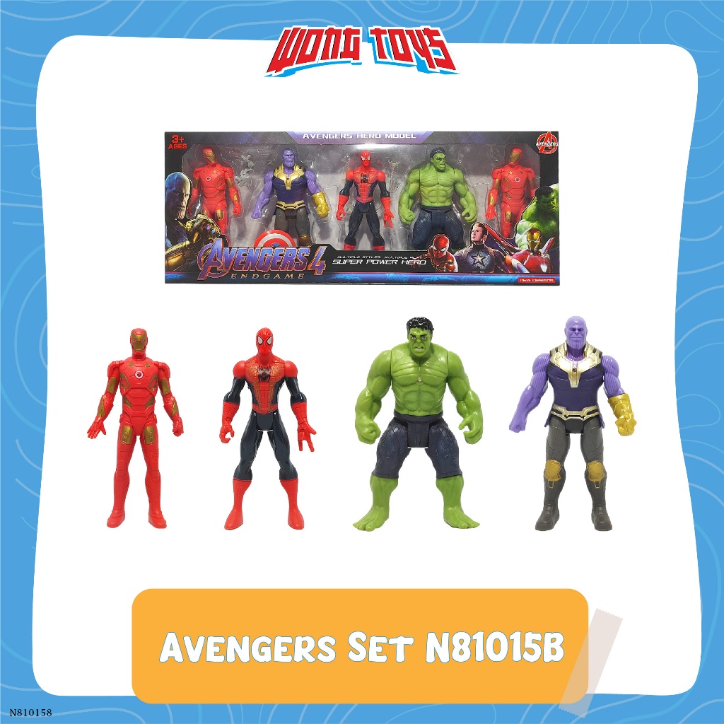 Avengers Set N81015B (N810158) - Avengers Figure Set Toys | Shopee Malaysia