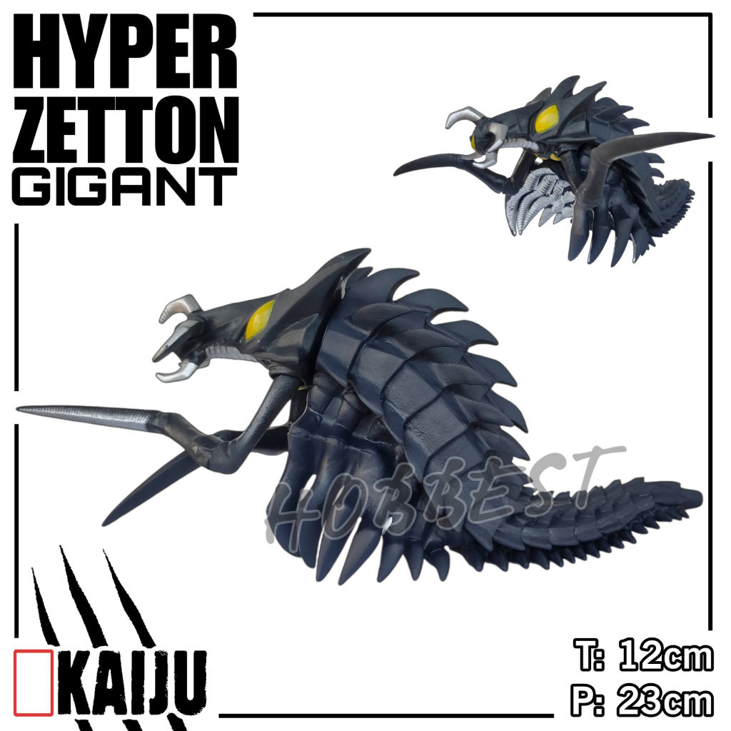 Kaiju HYPER ZETTON GIGANT - Action Figure Monster Ultraman Geed Zero ...