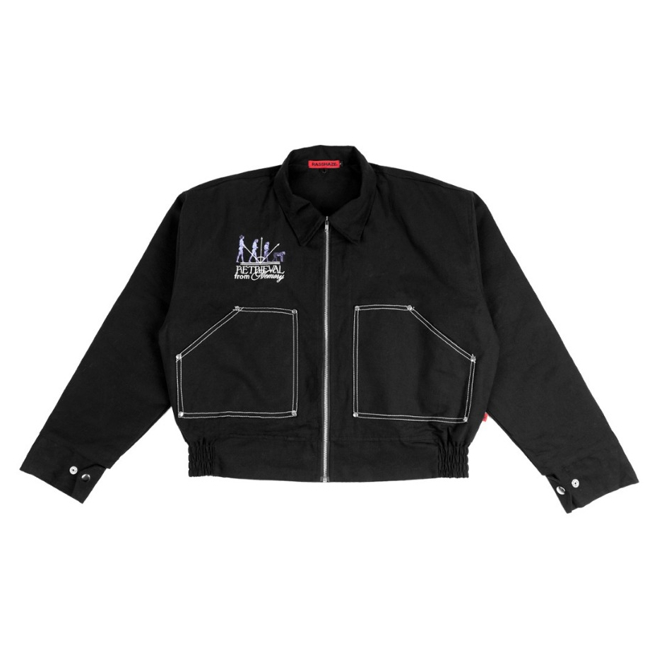 Rasshaze - Boxy Work Jacket Retrieval Black | Shopee Malaysia