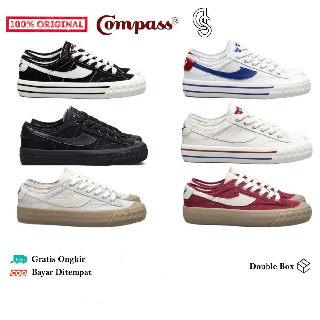 [ORIGINAL] Compass Retrograde Low Black White / Cream / White Blue ...