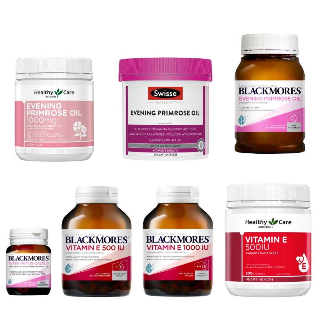 Healthy Care Evening Primrose Oil 200 Capsules 1000mg 1000 mg / Swisse ...