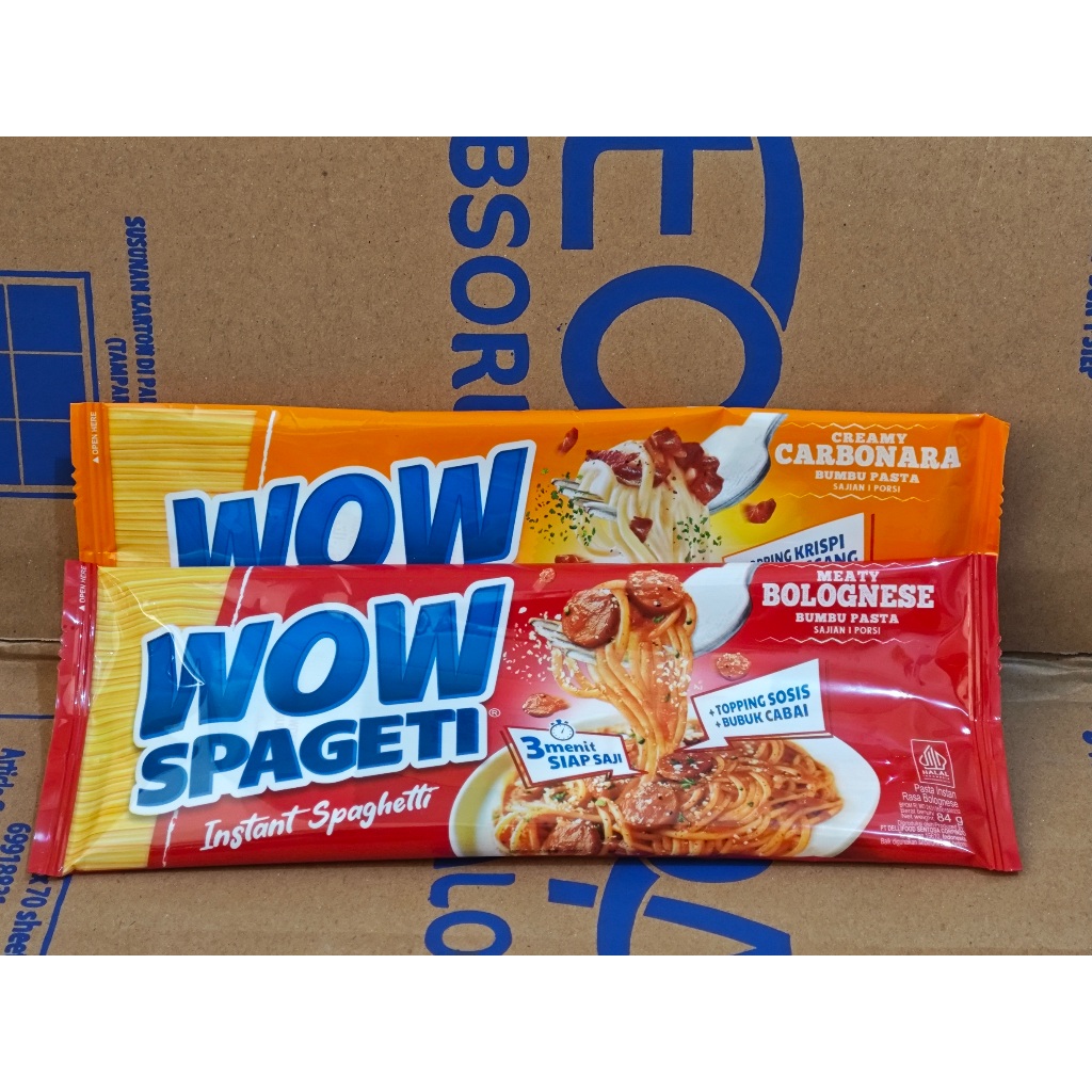 Wow Spaghetti Instant Spaghetti Pasta | Shopee Malaysia