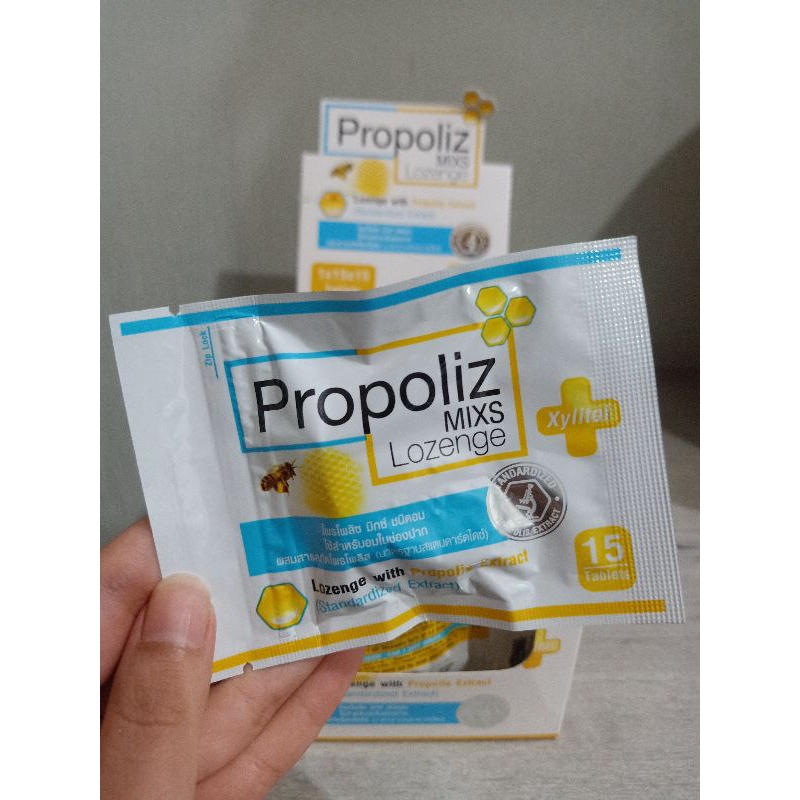 Propoliz MIXS LOZENGE Thai sore throat lozenges, 15 packs | Shopee Malaysia
