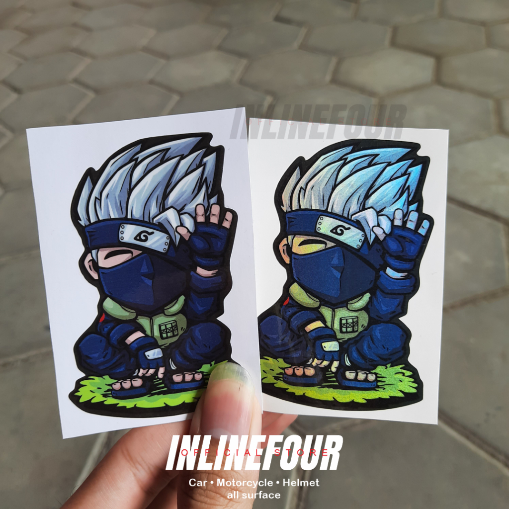 HP Hologram Sticker Anime Sticker - Kakashi Hatake - Naruto - Wibu ...