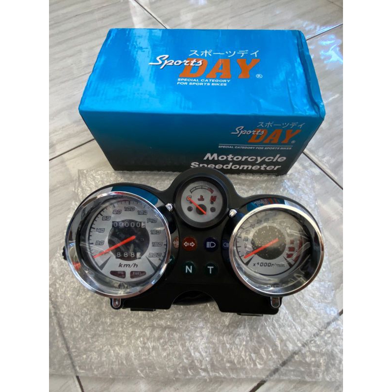 LAYAR PUTIH Spedometer ninja rr r White Screen original day sports ...