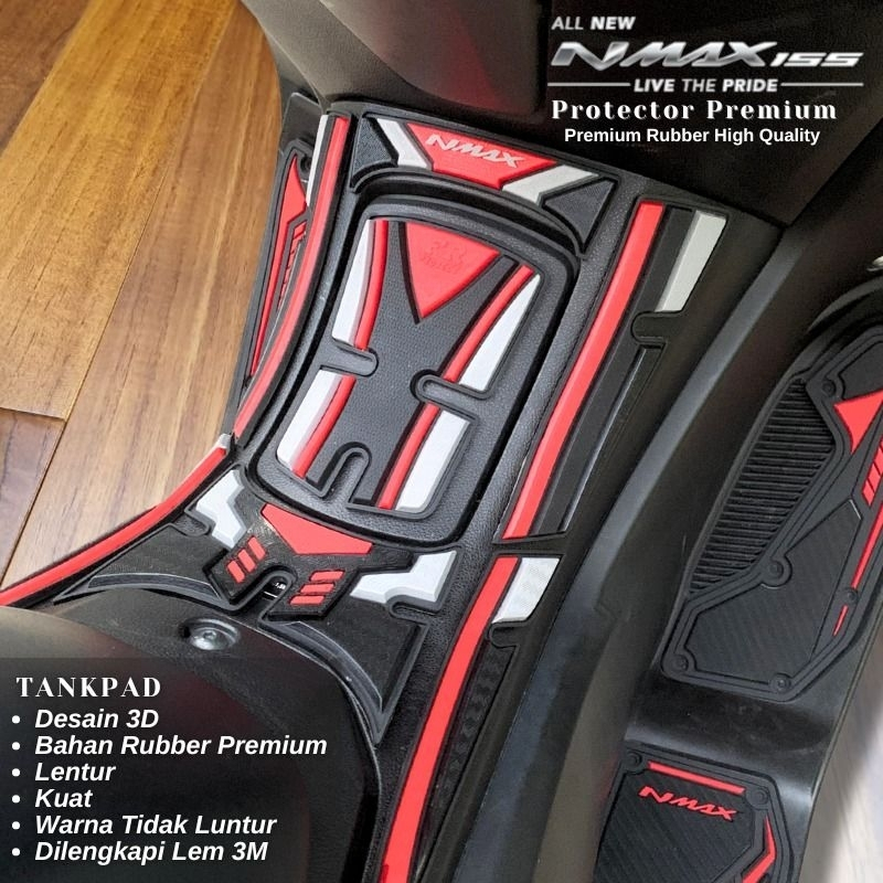 Tankpad Nmax New 2023 Deck Pad Rubber Premium New Nmax 2020 2021 2022 ...