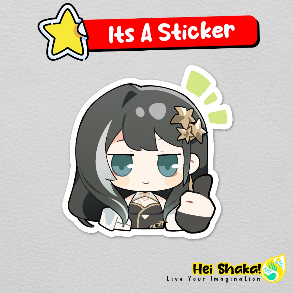 Wuthering Waves Baizhi Chibi Approve Sticker Gaming Game Vinyl ...