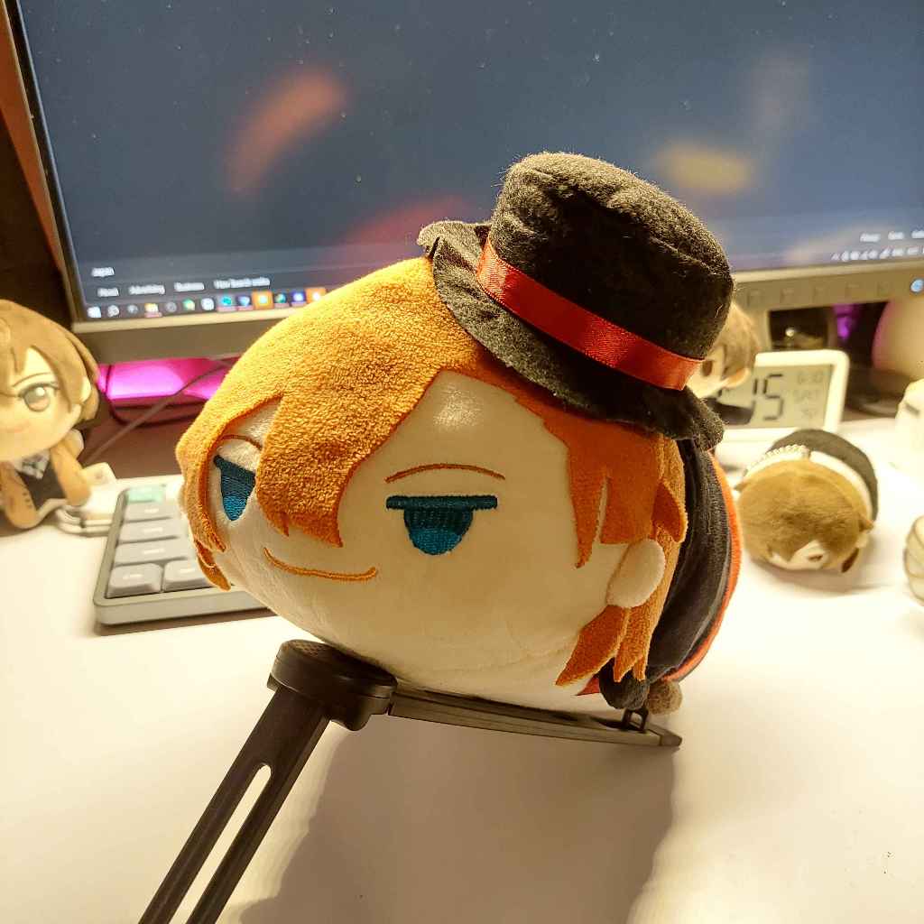 [OFFICIAL] BSD Bungo Stray Dogs Mochi MS Plush Dazai Chuuya Oda (RARE ...