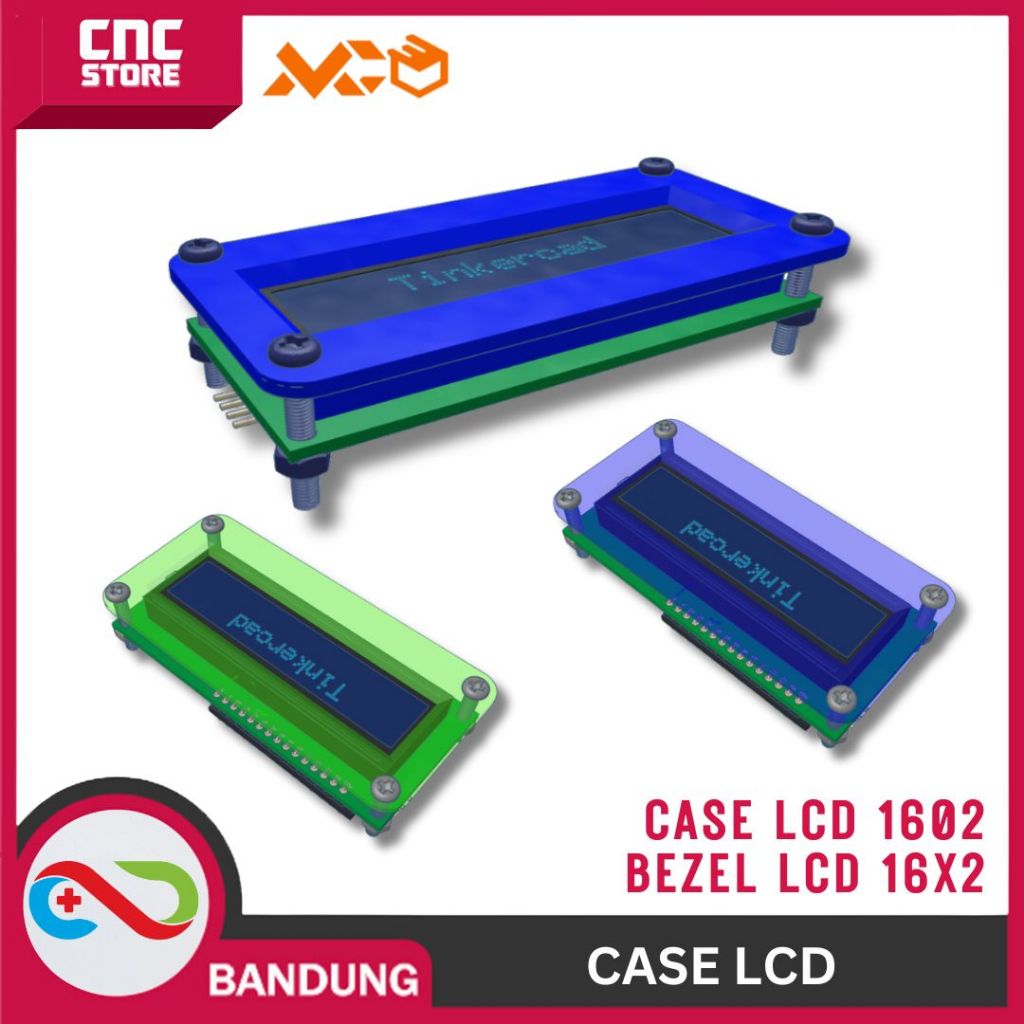Lcd Case 16x2 Lcd Frame 16x2 3d Lcd Case 16o2 Bezel 1602a Solid