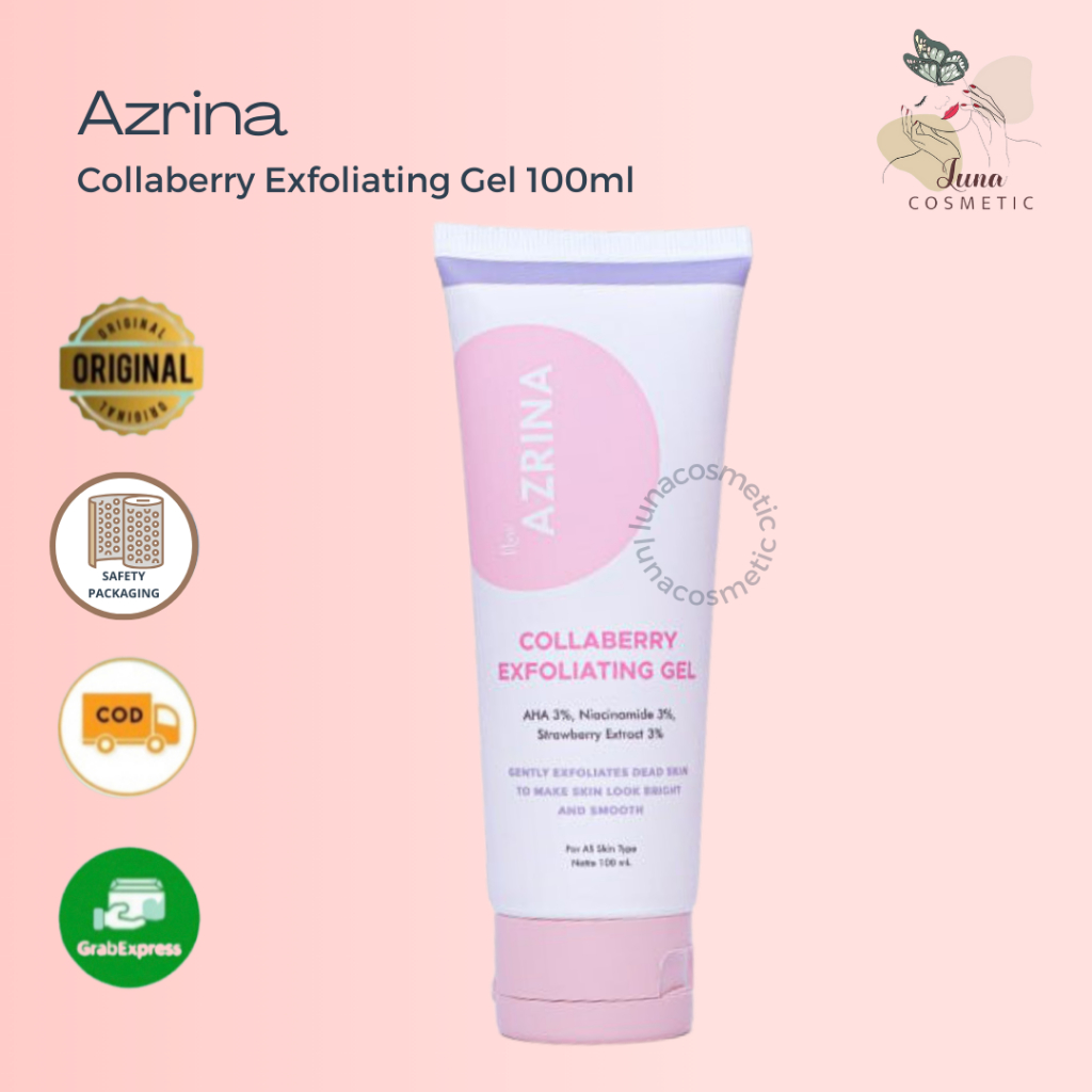 Azrina Collaberry Exfoliating Gel 100ml | Shopee Malaysia
