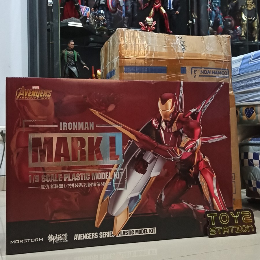 Morstorm model kit Iron Man Mark 50 L Deluxe | Shopee Malaysia