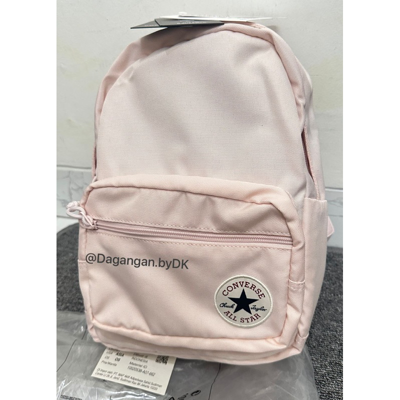 Original Converse Mini Backpack Bag 100% Light Peach | Shopee Malaysia