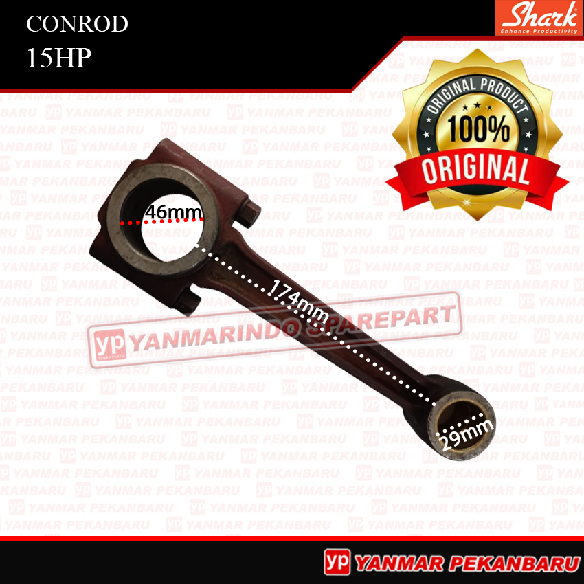 15hp CONROD CONNECTING ROD HANDLEBAR SEHER COMPRESSOR WIND SHARK 15 HP ...