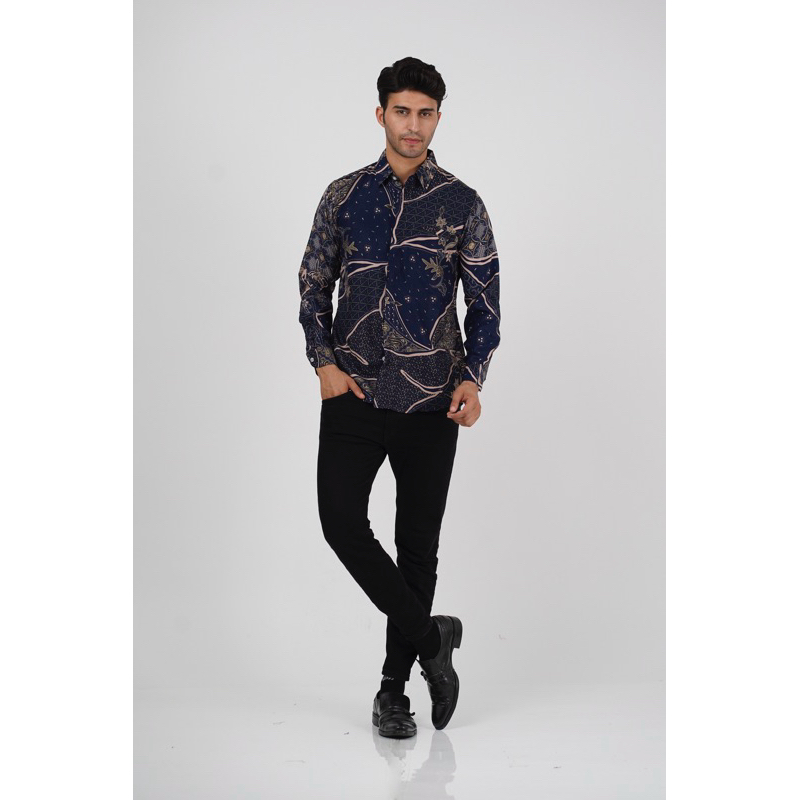 Vanriz Kebaya - Men's Long Sleeve Batik | Shopee Malaysia