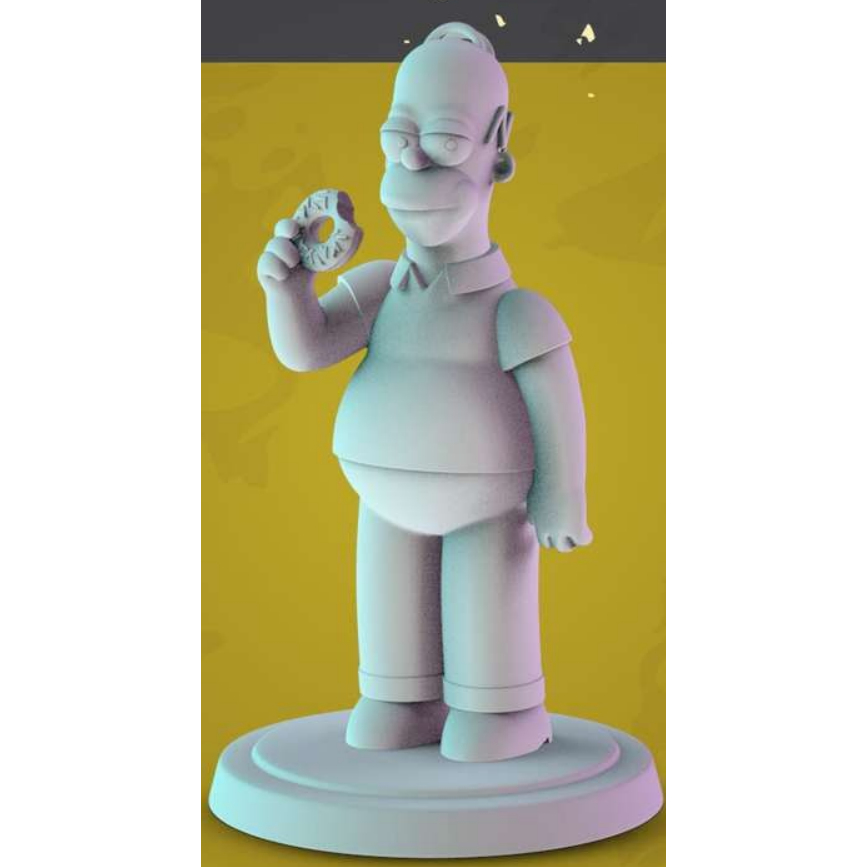 Miniature Figure SIMPSONS Family 1/64 HO diorama for diecast TARMAC HW ...