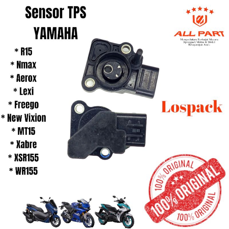 ( Original) TPS MAQS Throttle body Sensor yamaha Aerox Nmax R15 Lexi ...