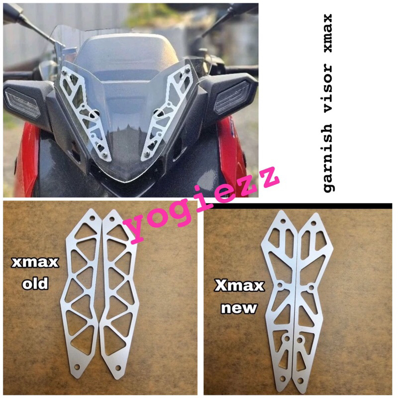 Garnish windshield bracket visor bracket garnish visor yamaha xmax old ...