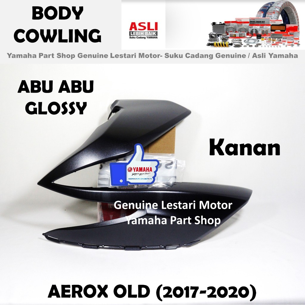Cover Headlight Body Cowling Body Glossy Gray Right Aerox Old Original ...