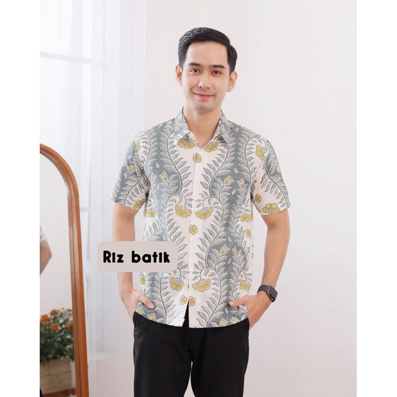 Hem BATIK UNISEX KOREAN SOFT Checkered RIZ BATIK | Shopee Malaysia