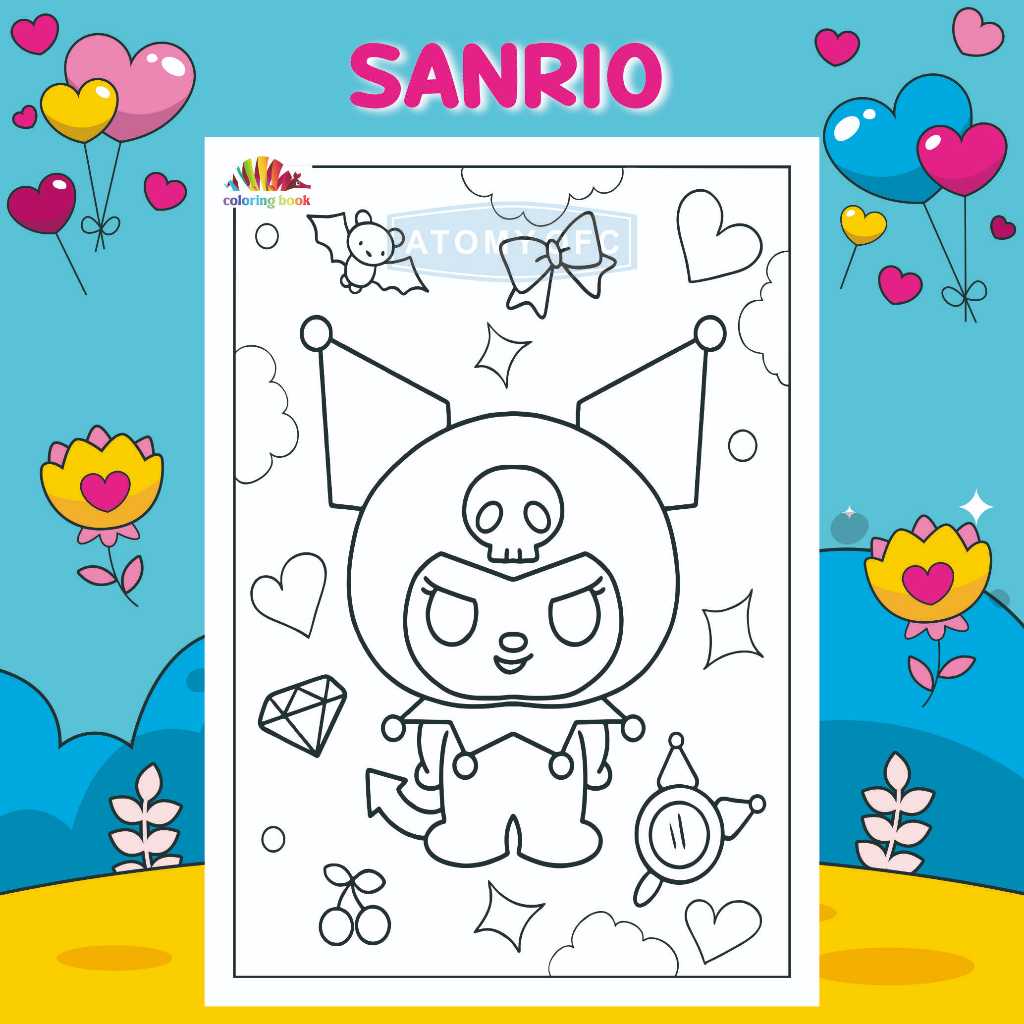 Coloring PAPER / COLORING / DRAWING PAPER / SANRIO B / COLORING PAPER ...