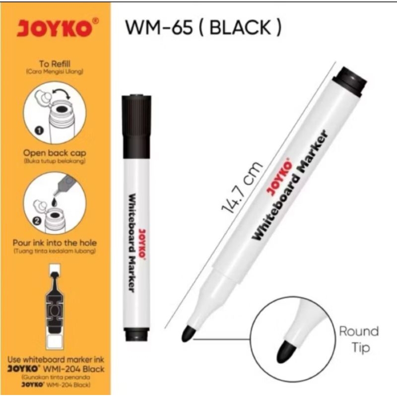 Joyko markers/erasable whiteboard markers/Joyko WM-65 markers | Shopee ...