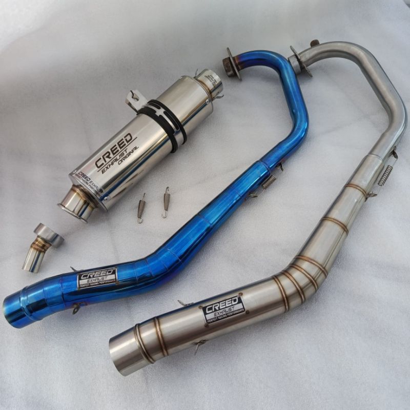 LOKAL Creed exhaust 100% original, Ds1+db killer, racing exhaust for ...