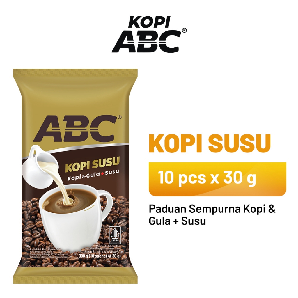 ABC Coffee Milk 1 Pack/Renceng (10 x 30 gr) | Shopee Malaysia
