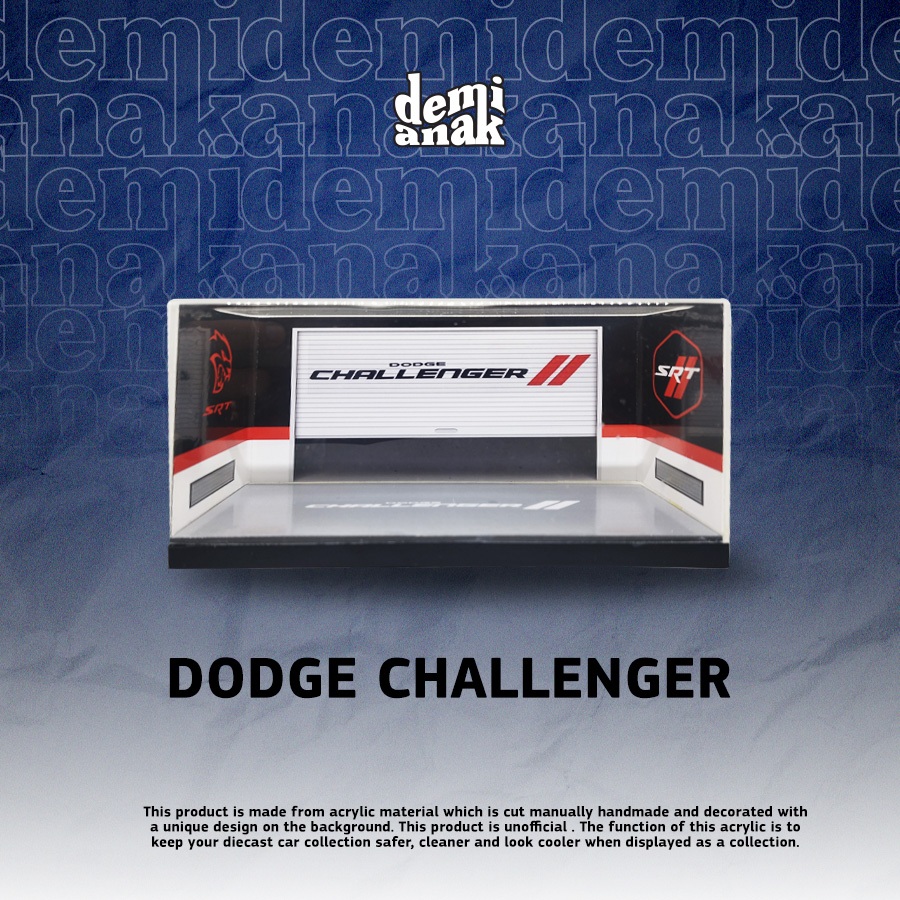 Dodge Challenger Diecast Acrylic Box | Shopee Malaysia