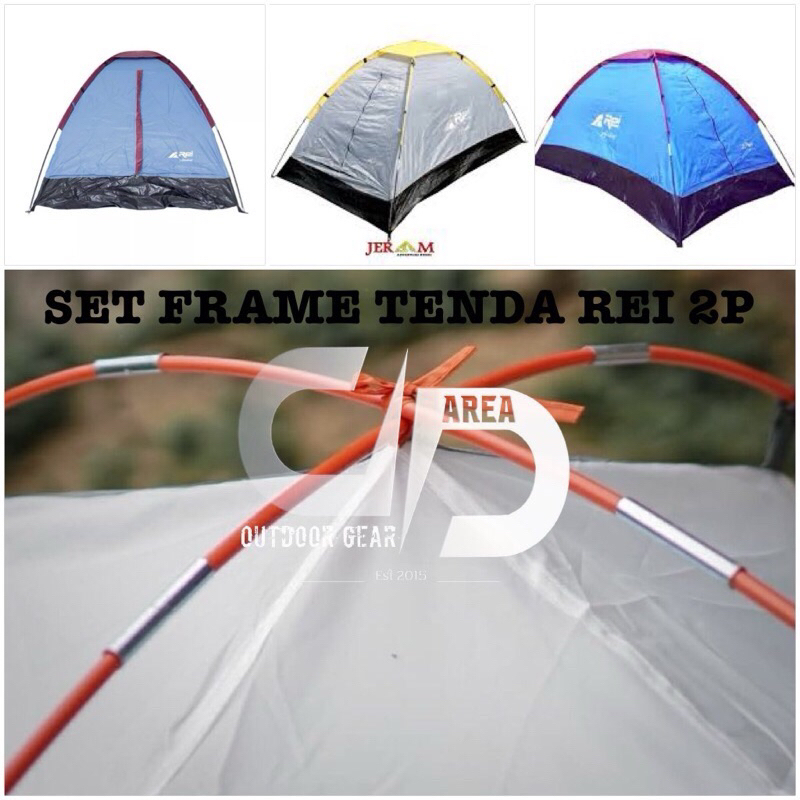 TENDA Rei 2p Tent frame set rei 2p fiber Tent frame set | Shopee Malaysia