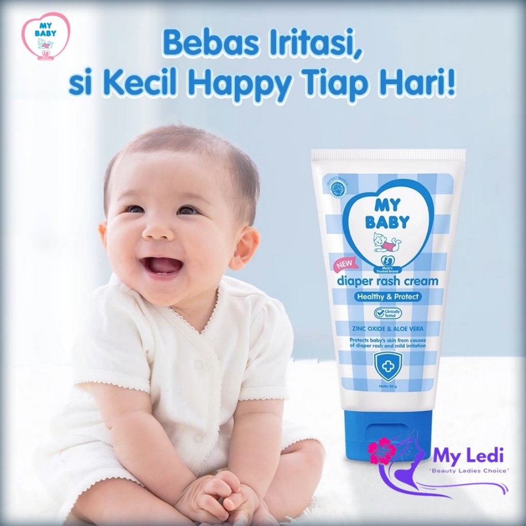 My BABY Diaper Rash Cream with Zinc 50g/Anti Rash BABY Cream/My Ledi | Shopee Malaysia