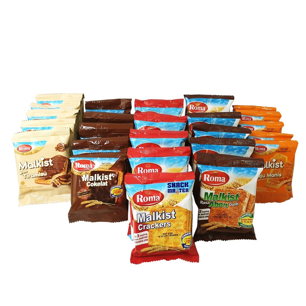 (1 Plan contains 10) Roma Malkist Sachet All Variants @ 18gr Series ...