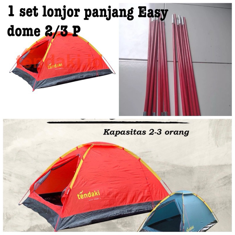 TENDA Easy dome Climbing Tent Frame Set 2 easy dome Tent Frame 2 ...