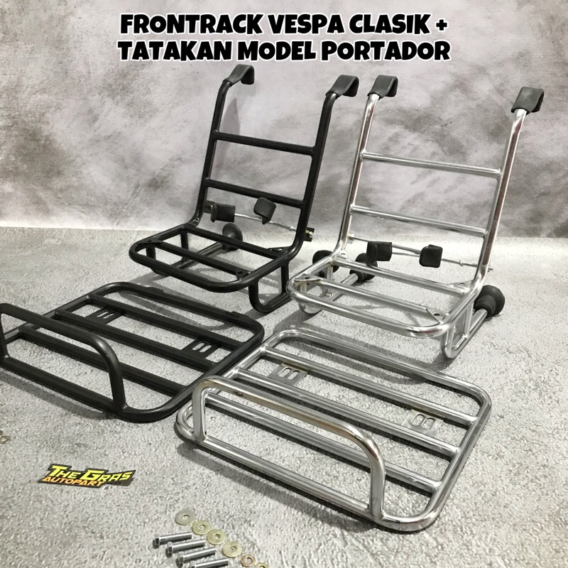 Additional Placemats Backrack Frontrack Rack Front Rear Vespa Portador ...