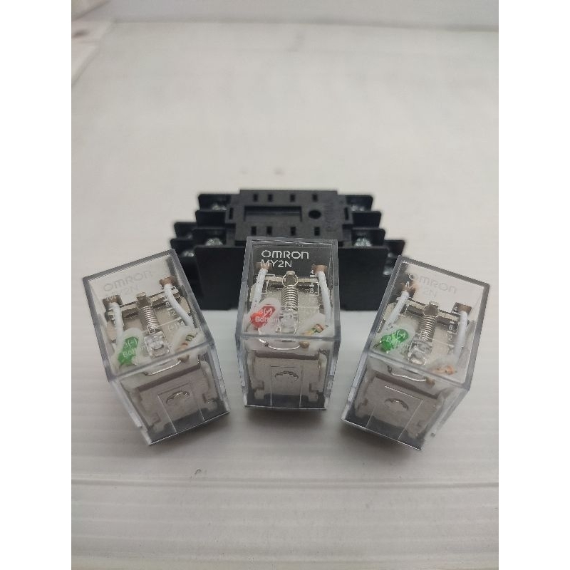 Relay my2n 8pin Feet 220vac 24vdc 12vdc my2-n socket pyf08a | Shopee Malaysia